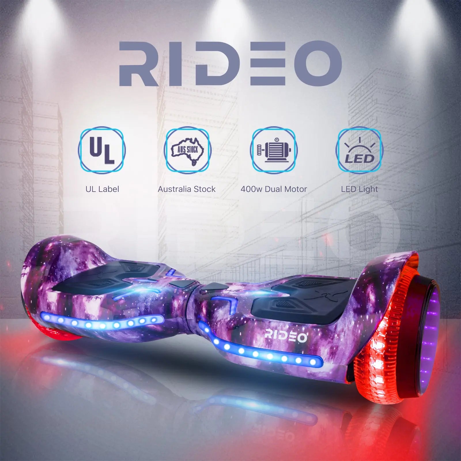 RIDEO Hoverboards Explore High-Quality Self-Balancing Scooters for a Futuristic Ride
